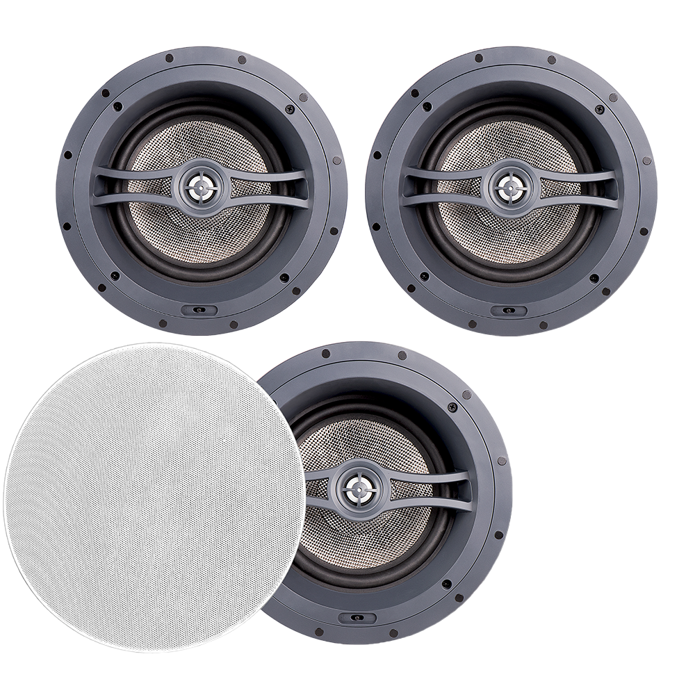 ACE870 8" Angled LCR Ceiling Speakers 3PK Bundle | Outdoor Speaker Depot