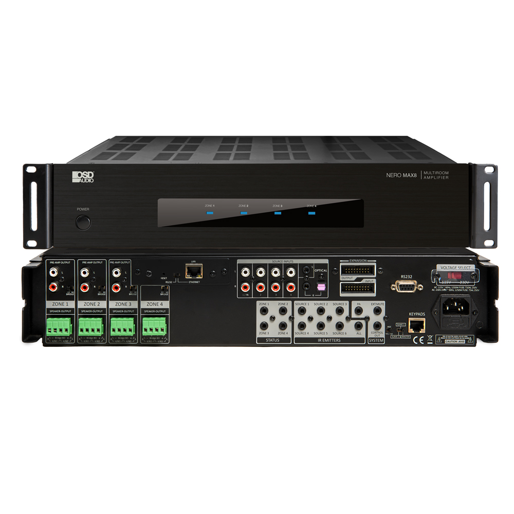 OSD Nero Max8 App Controlled Amplifier | Outdoor Speaker Depot