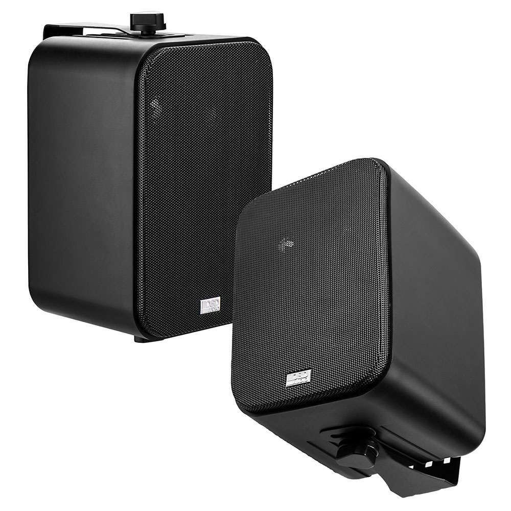BSTK AP450 4" Patio Speaker Pair Black | Outdoor Speaker Depot
