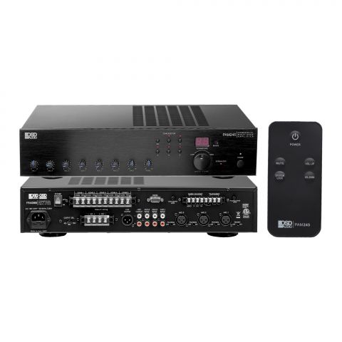 PAM245 70V 240W Commercial Amplifier | Outdoor Speaker Depot