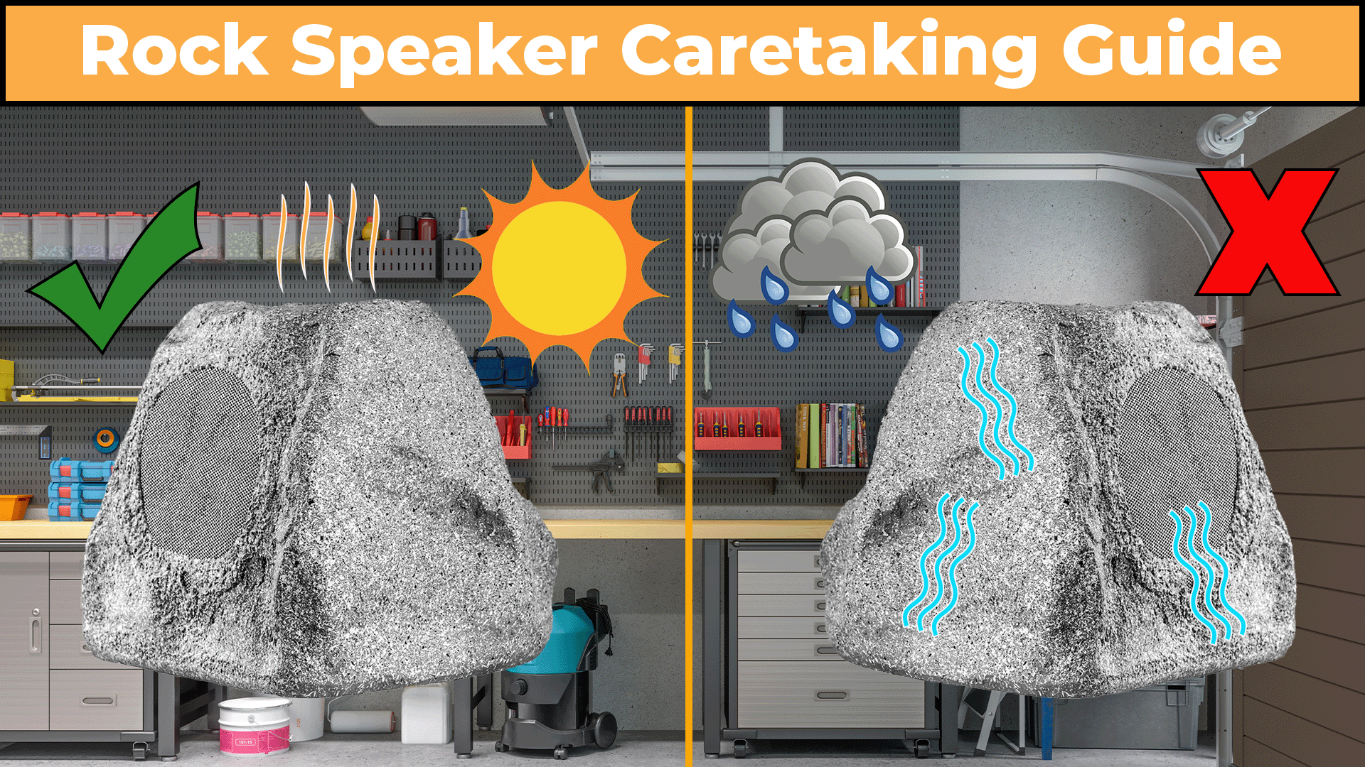 Outdoor Rock Speaker Caretaking Guidelines | Outdoor Speaker Depot